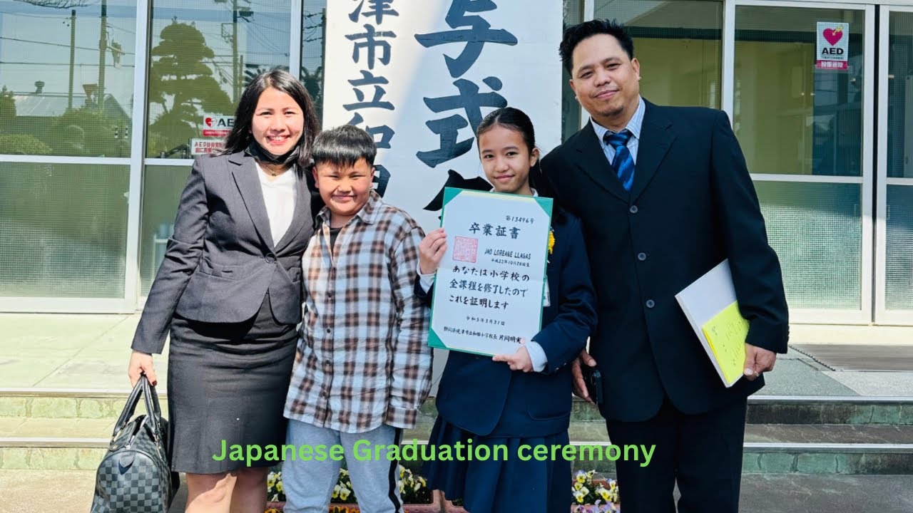 Japanese Graduation Ceremony/Graduate na ng Elementary ang ate namin ️ ...