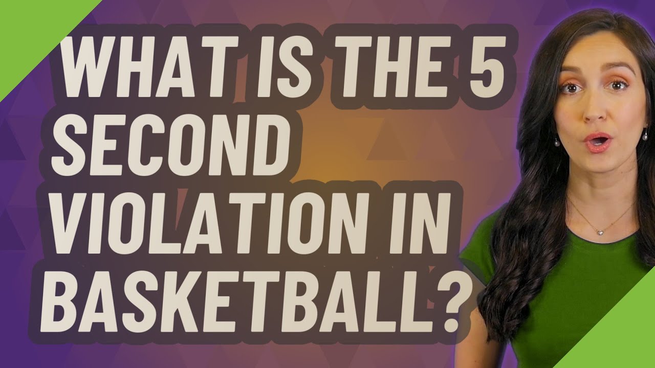 What is the 5 second violation in basketball? - YouTube