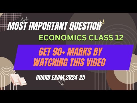 Important Question of Macro economics class 12 l Macro economics l CBSE ...