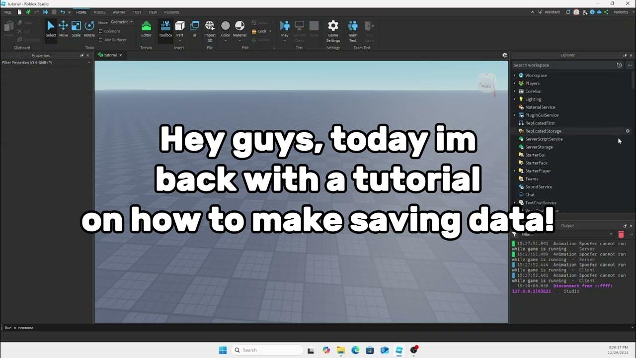 How to make a datastore system in Roblox Studio - YouTube