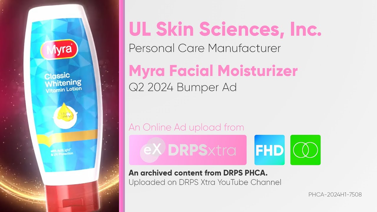 Myra Facial Moisturizer Bumper Ad Q2 2024 (Philippines) [HD/ST] - YouTube