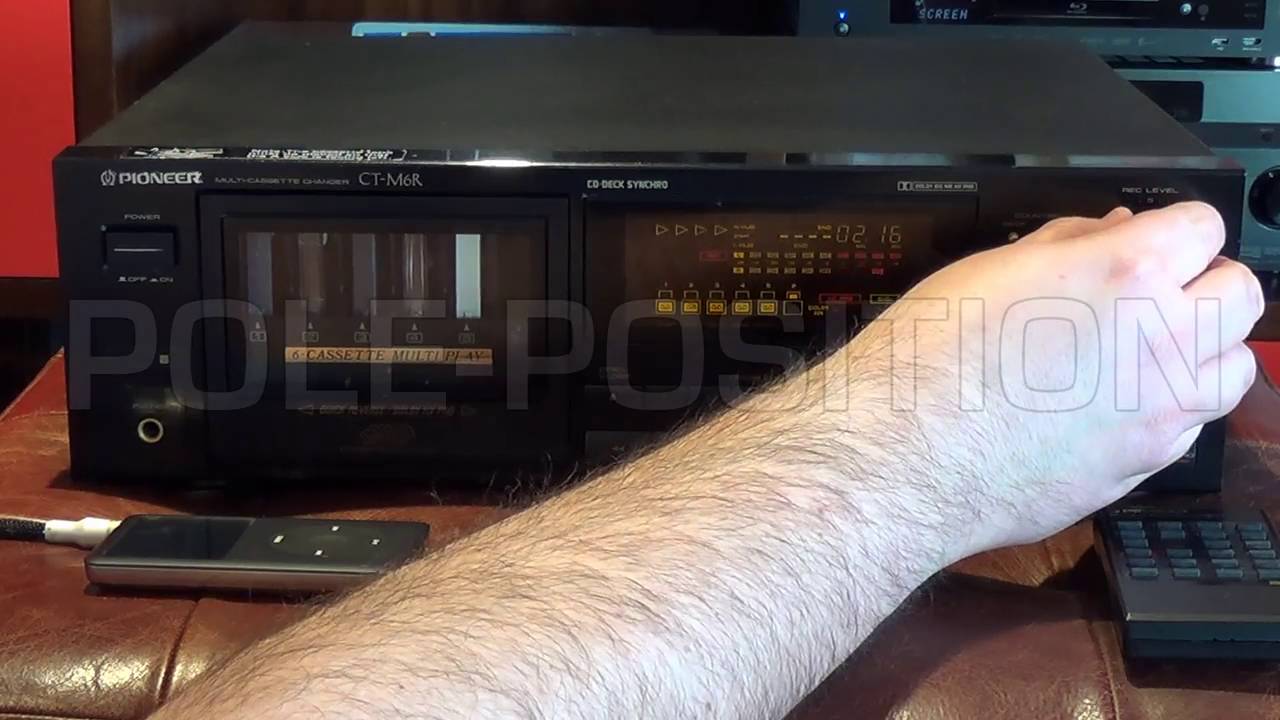PIONEER CT-M6R MULTI-CASSETTE CHANGER - YouTube