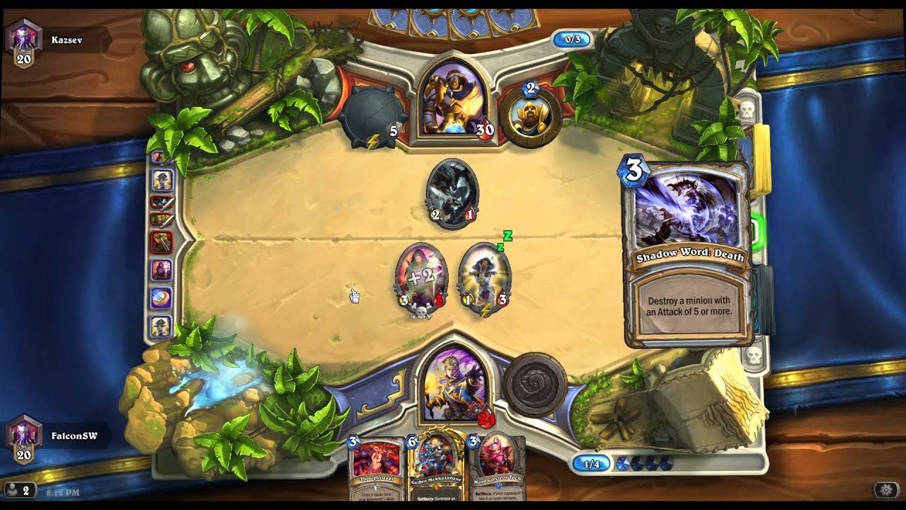 Hearthstone -- Falcon (Priest) v Kazsev (Paladin) - YouTube