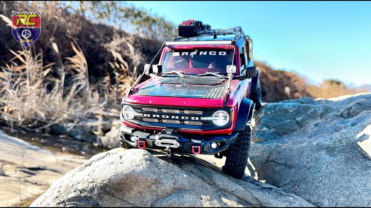 1/10 Scale RC car TRAXXAS TRX-4 | Ford NEW Bronco Off-road Driving 4X4 ...