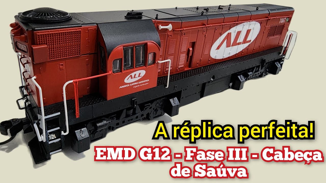 [ PREMA MODELS ] EMD G12 - Fase III - Cabeça de Saúva 100% NA ESCALA HO ...