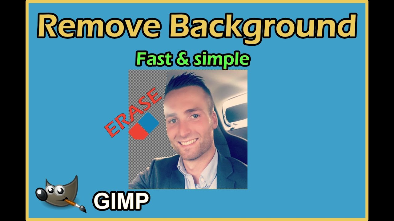 Gimp How to remove background (2023 Tutorial) - YouTube
