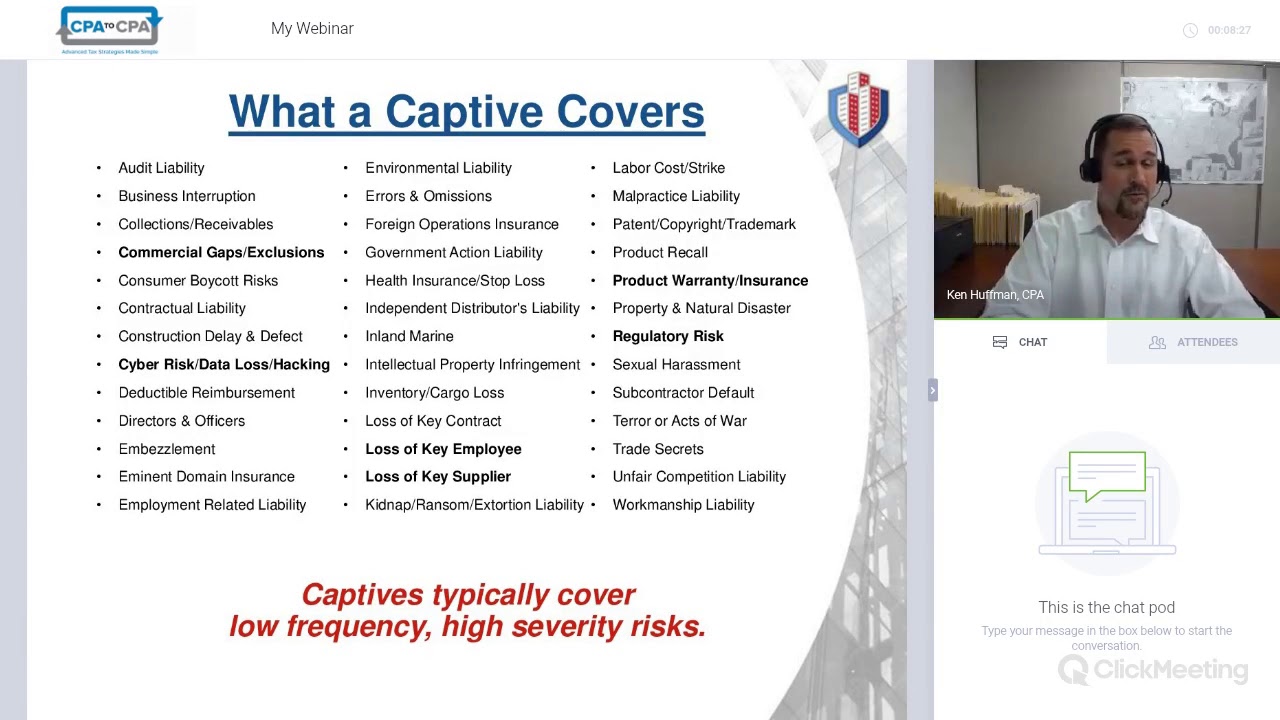 Examples of What Captive Insurance Covers - Ken Explains - YouTube