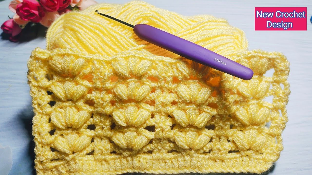 Crochet Baby Blanket New Design💯!Easy For blankets,scarf,shawl - YouTube