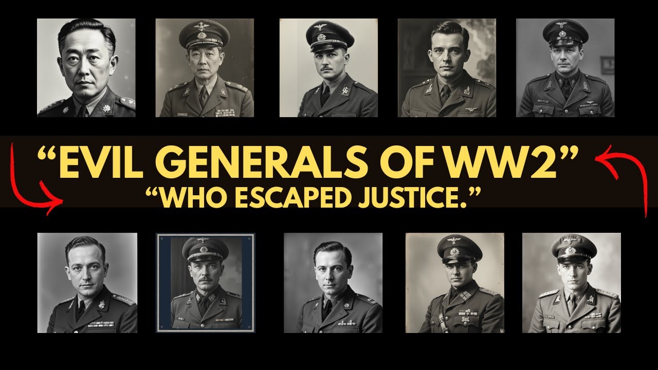 10 German Evil Generals of WW2 Who Escaped Justice - YouTube
