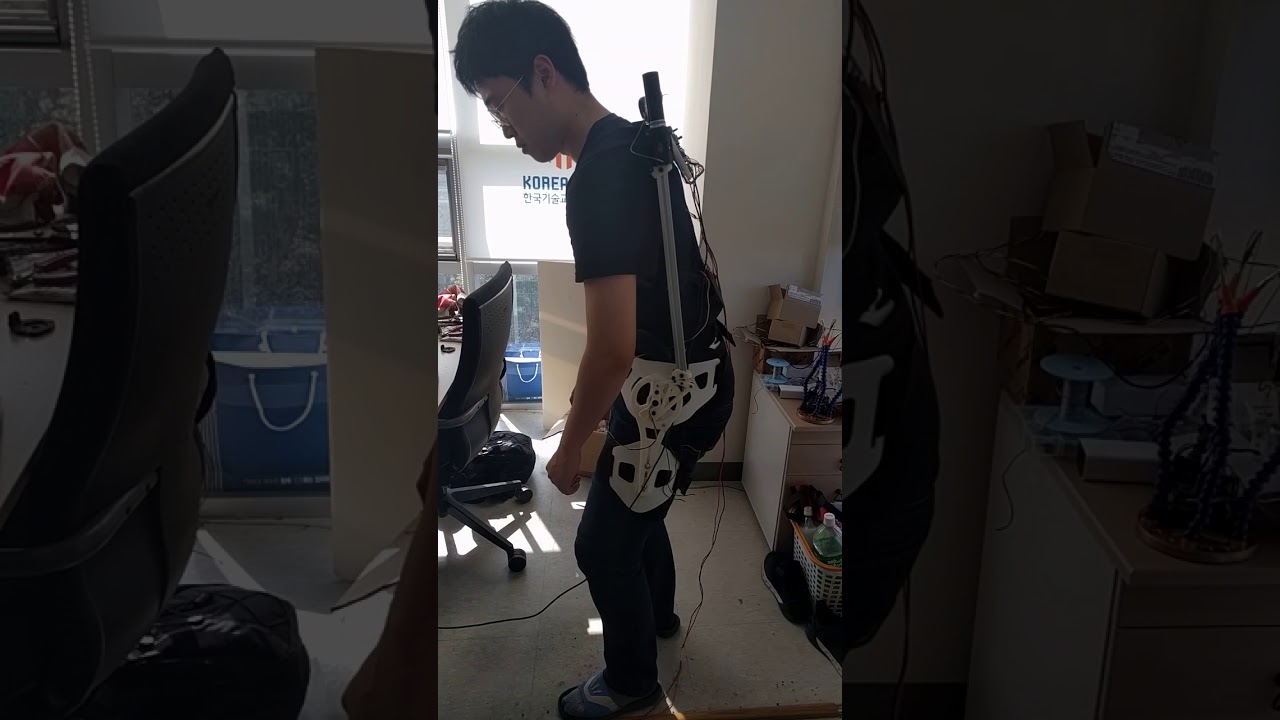 Hip Exosuit powered by Twisted String Actuator - YouTube