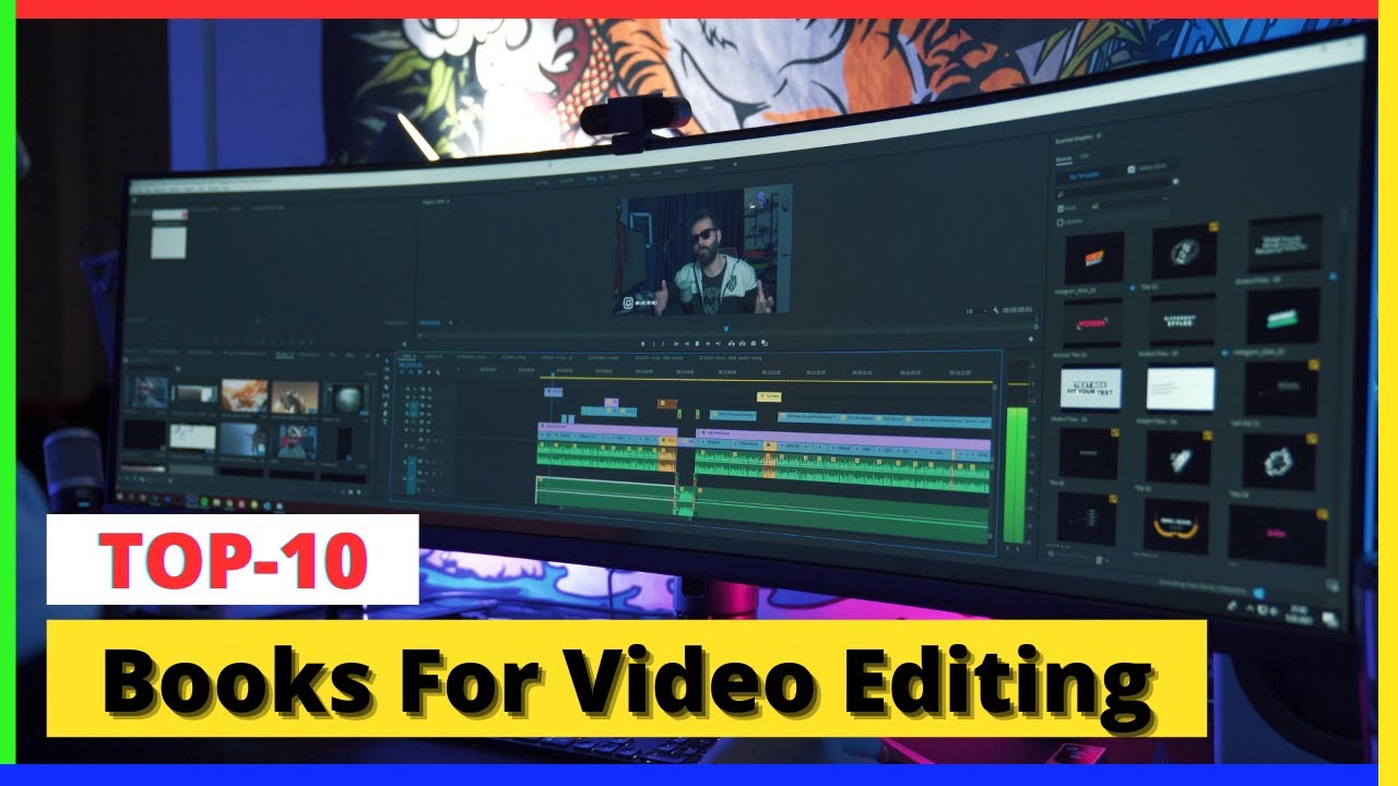 TOP 10 Books For Video Editing l Beginner l The Book Haul l # ...