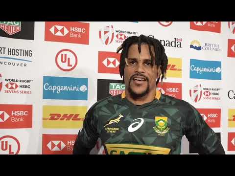 Selvyn Davids on playing in his first final for Blitzboks - YouTube