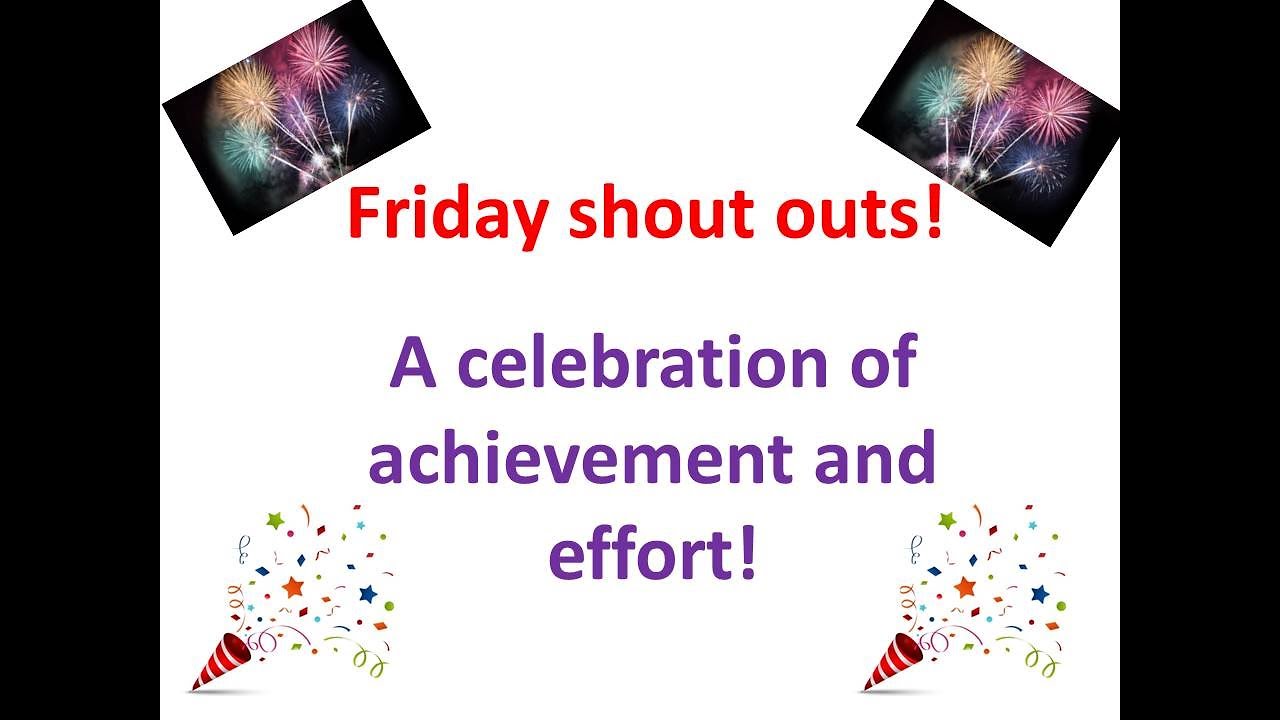 Friday shout-outs 4! - YouTube