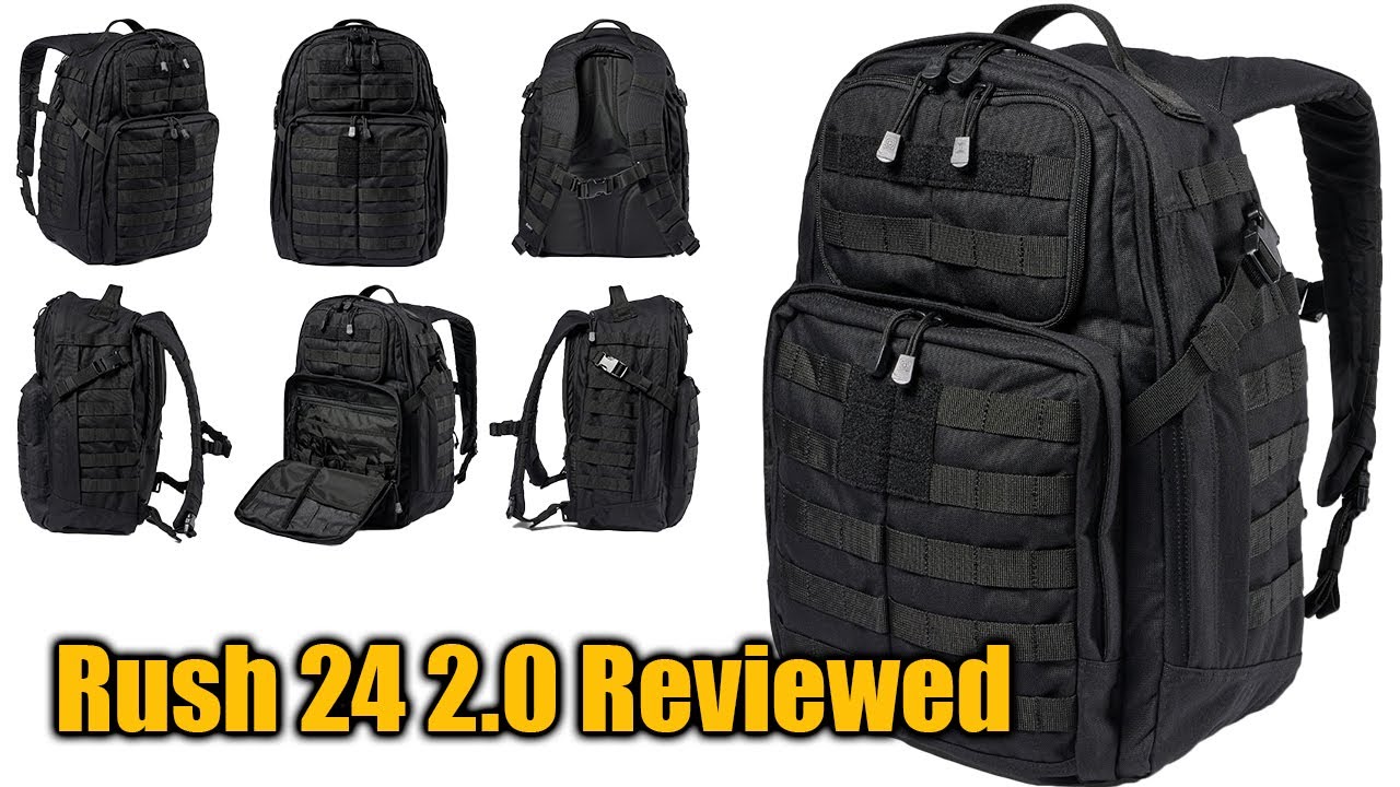 5.11 Tactical Rush 24 2.0 backpack review - YouTube