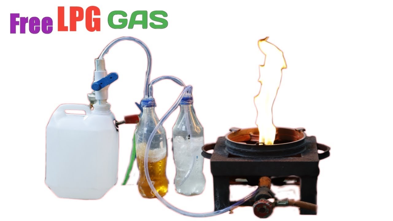 i make Life Time Free LPG Gas using water and petrol at home || How to ...