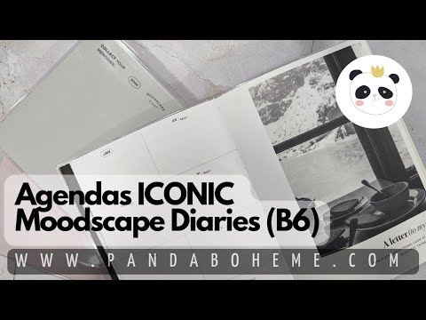 Agendas ICONIC | Moodscape Diaries - Semanales B6 - YouTube