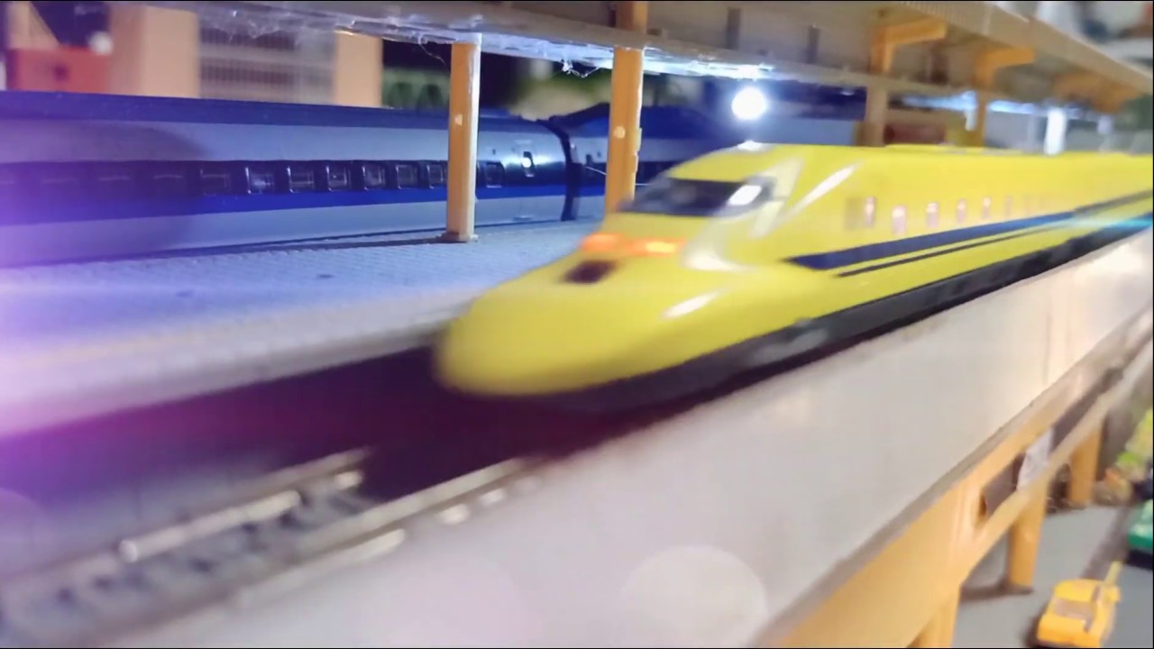 โมเดลรถไฟความเร็วสูง * Dr.Yellow * Shinkansen 923 Series - YouTube