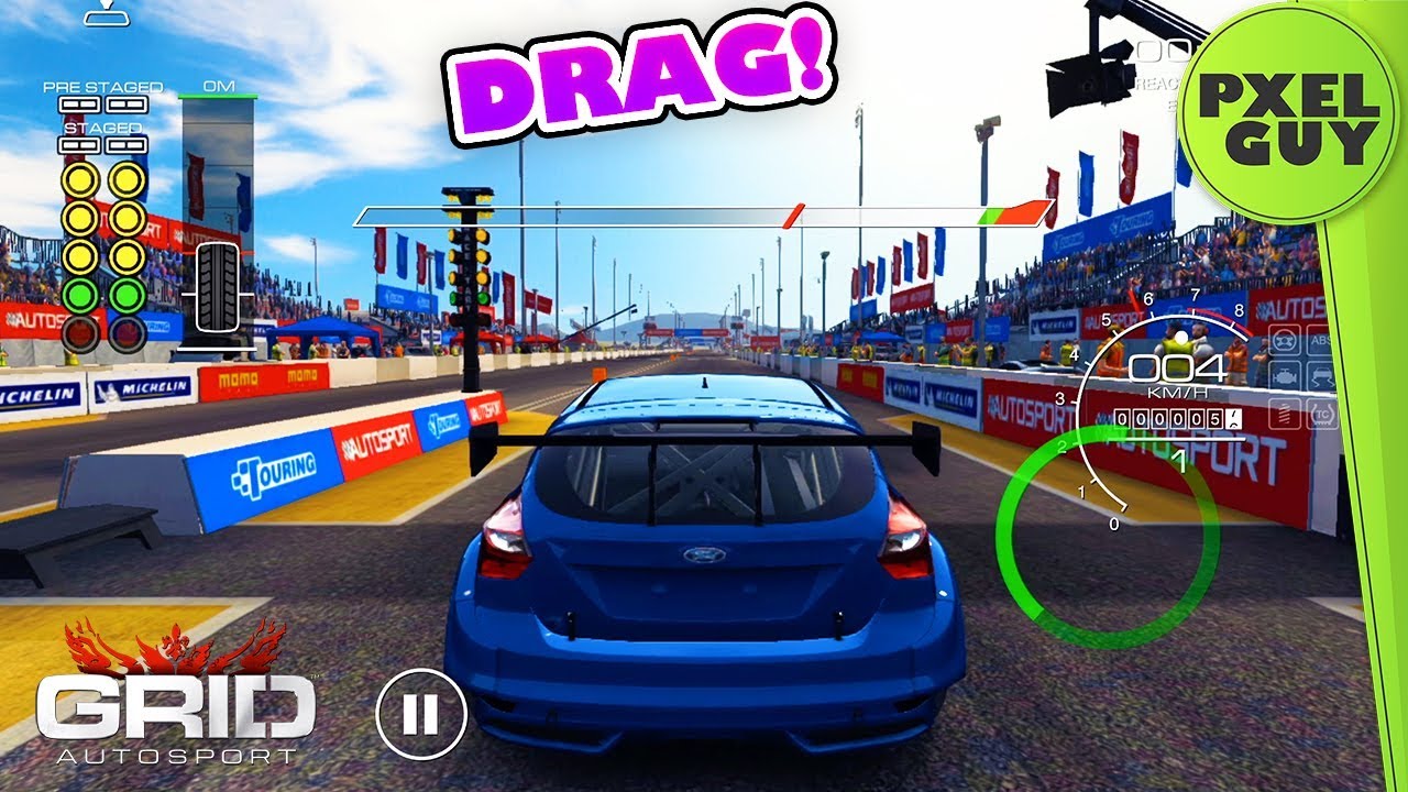 DRAG RACING in GRID Autosport iOS - YouTube