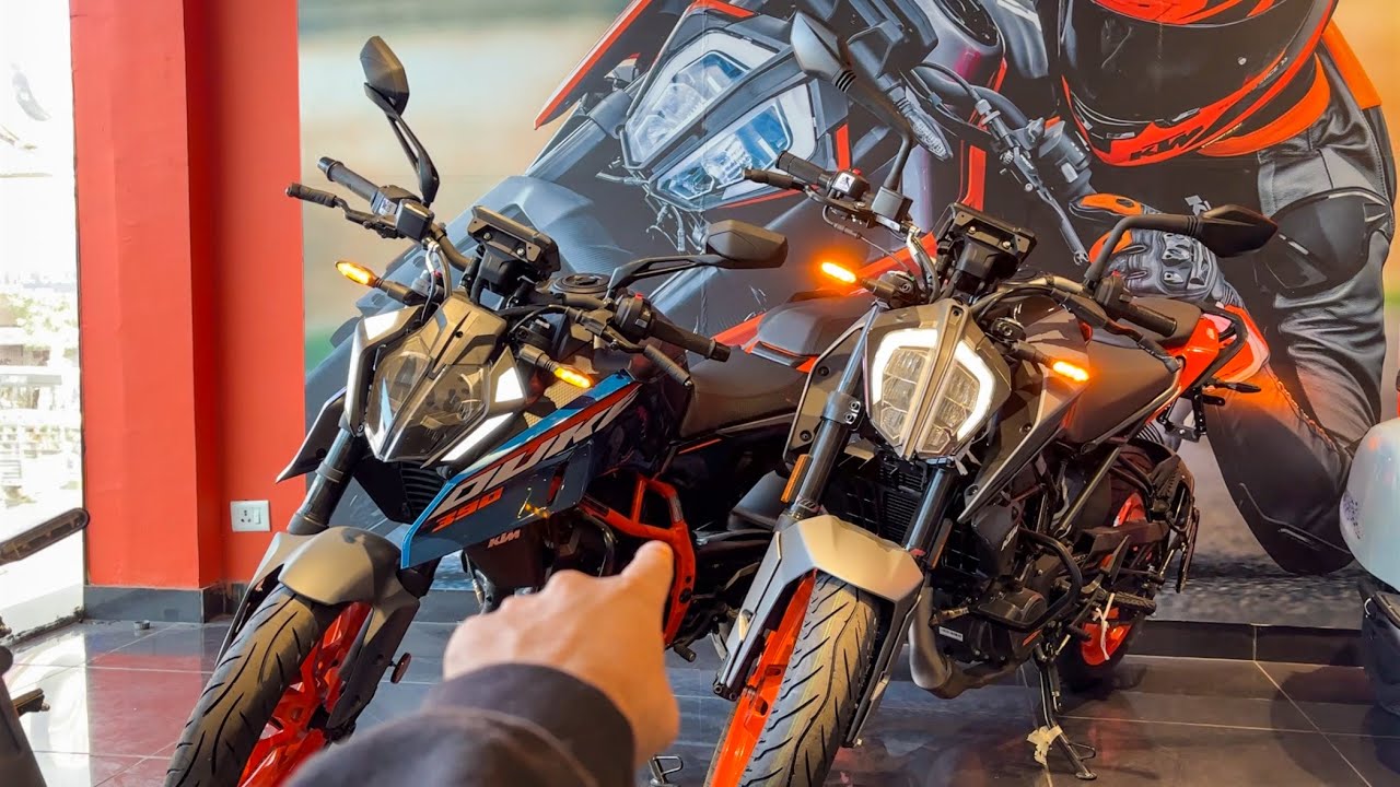2024 All New KTM Duke 390 vs Duke 200 New Model Full Comparison Review ...