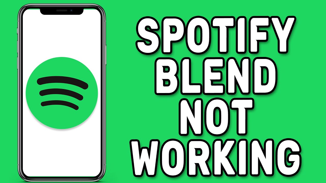 Spotify Blend Not Working - YouTube