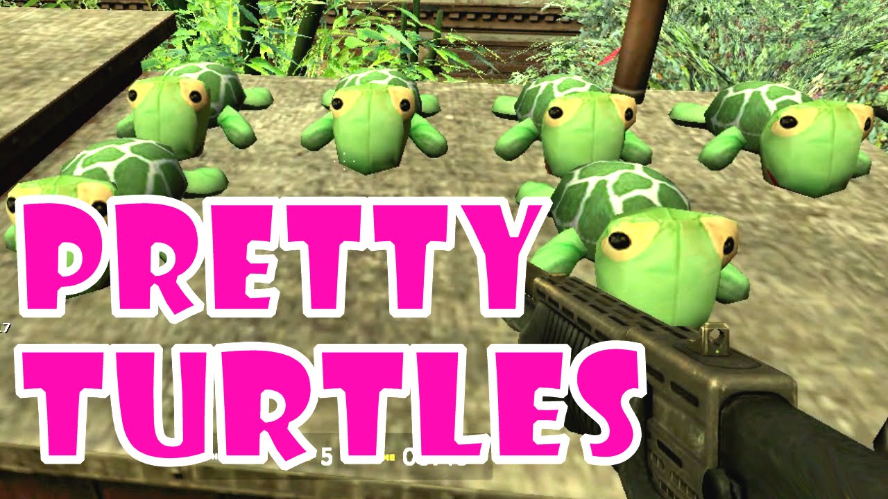 PRETTY TURTLES - Garry's Mod Funny Moments #5 (Prop Hunt) - YouTube
