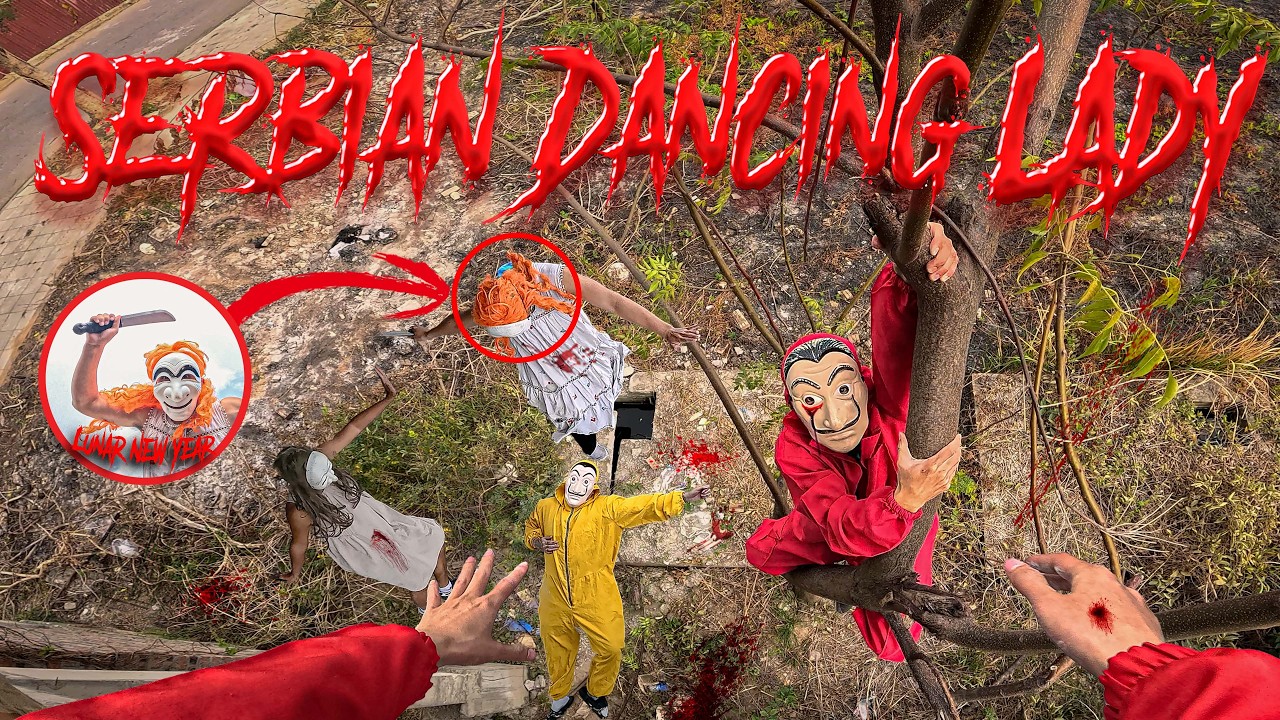 MONEY HEIST vs SERBIAN LADY DANCING ESCAPE IN REAL LIFE 42.0 (HORROR PARKOUR POV) - YouTube