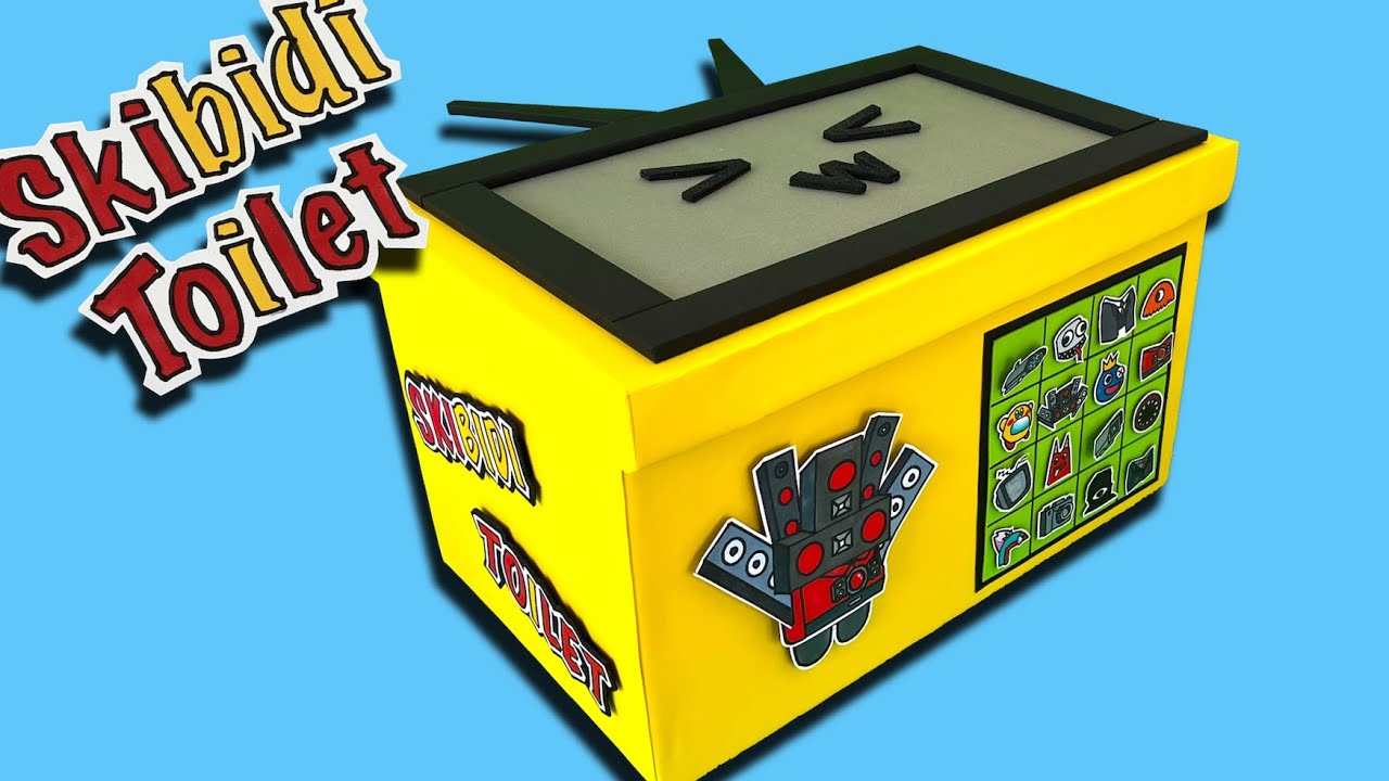 Skibidi toilet DIY Mystery Box opening |DIY secret box - YouTube
