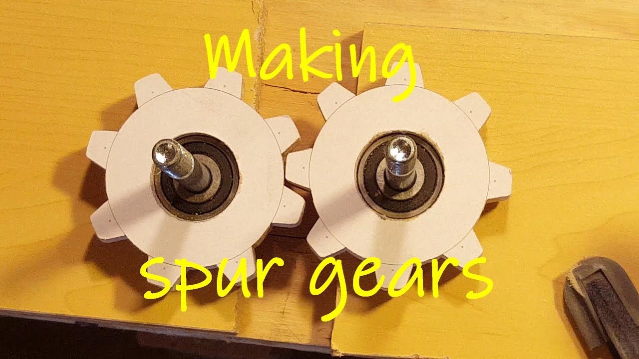 35. Making my first set of spur gears - YouTube