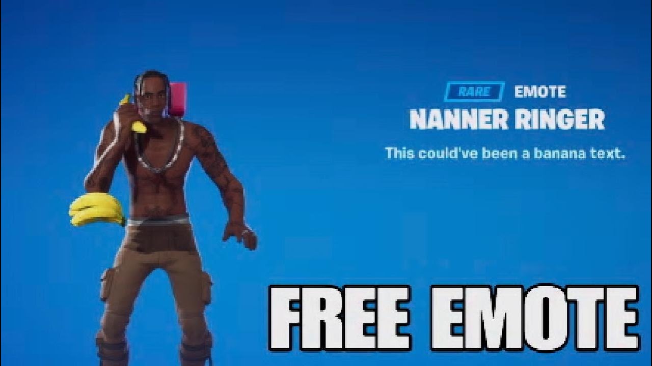 Fortnite New Free Emote - Nanner Ringer - YouTube