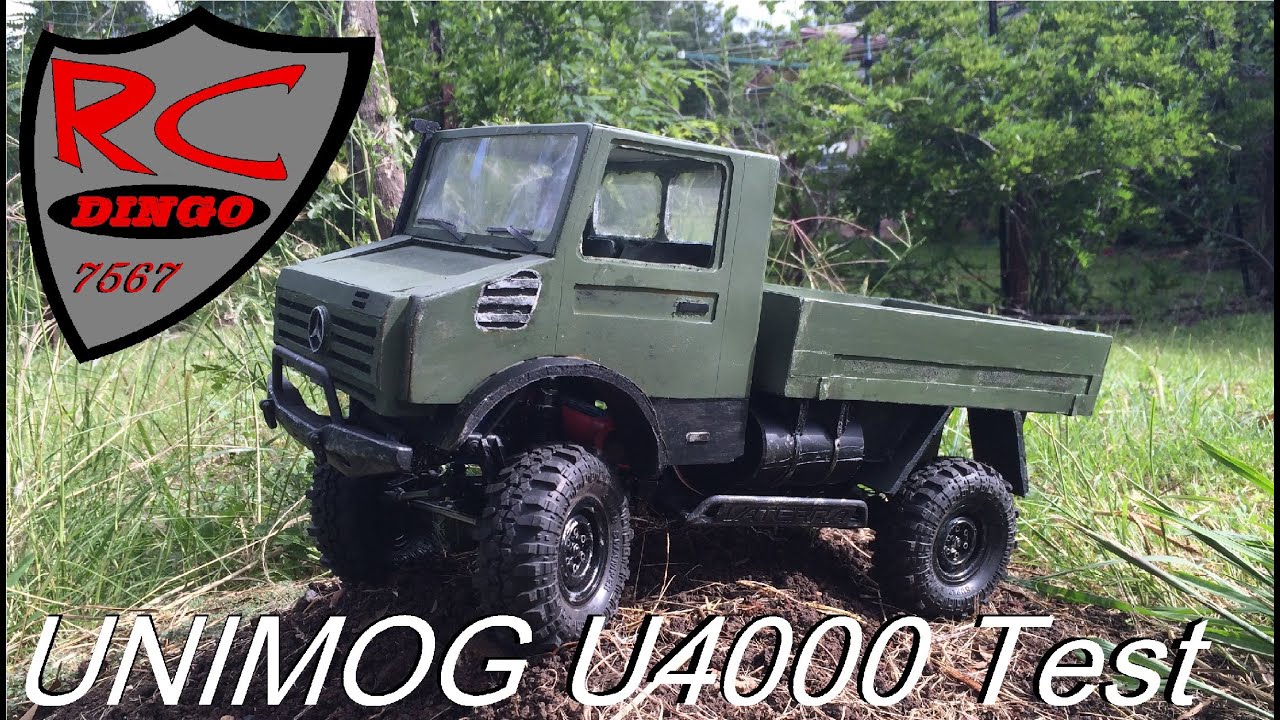 RC Scale Unimog U4000 Test Drive - YouTube