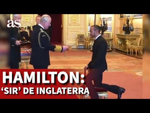 HAMILTON es 'Sir' de Inglaterra: el momento es nombrado caballero ...