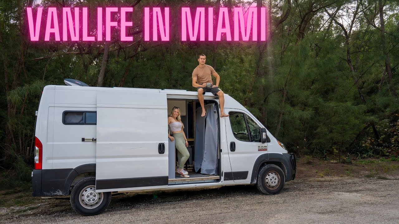 VANLIFE IN MIAMI: Living in a van in a luxury tropical city - YouTube