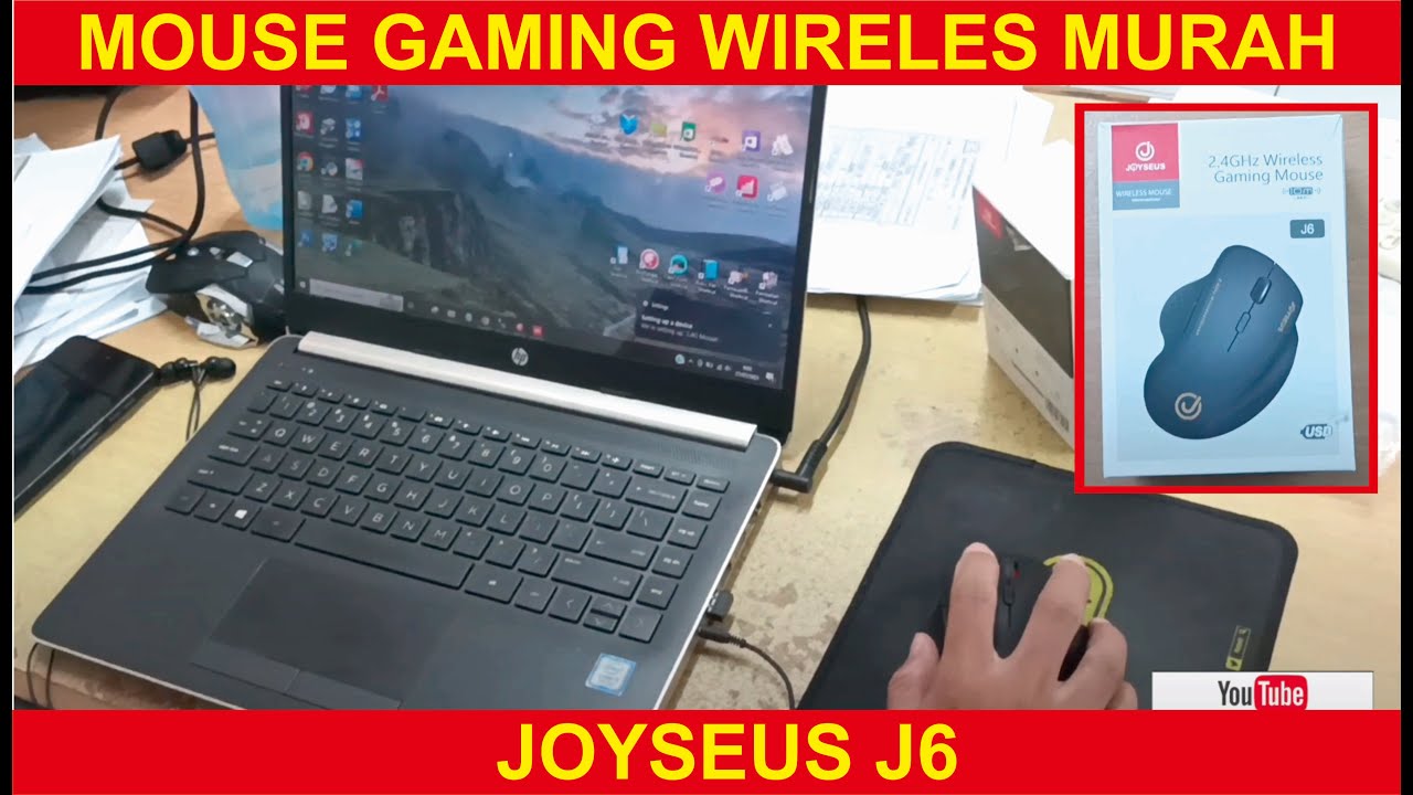 mouse gaming wireless murah | joyseus J6, mouse wireless - YouTube