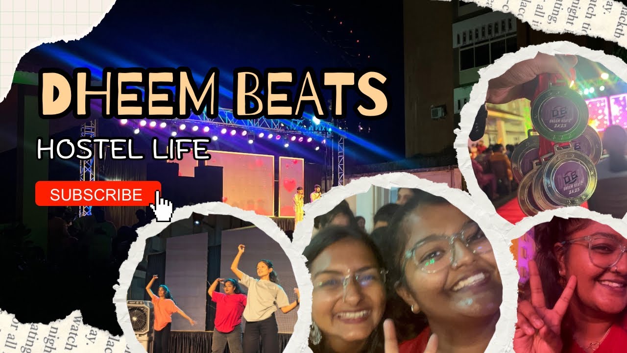DHEEM BEATS 2025 🔥||Dancing nights 🕺💃and loud music🎤🎵||hostel life ...