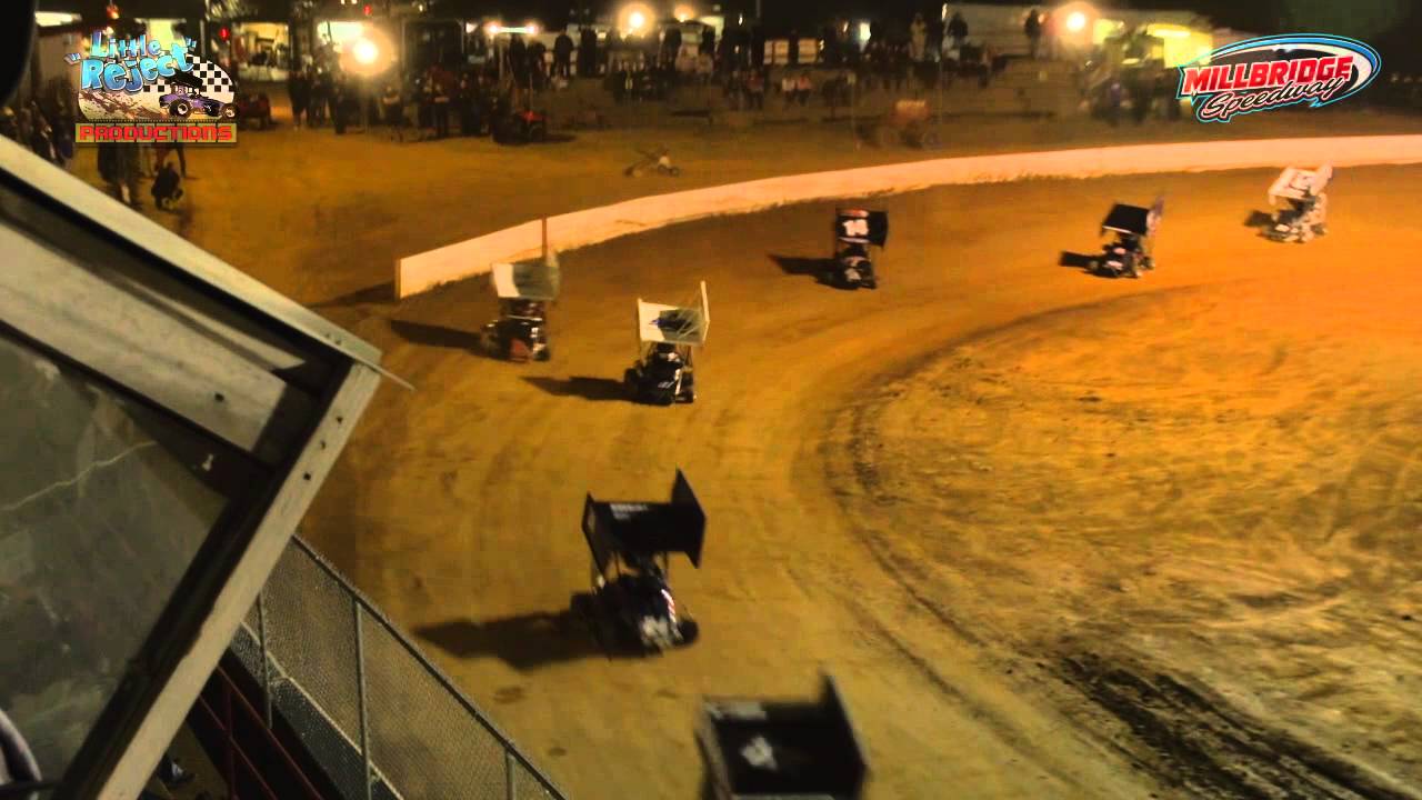 Open Outlaw Feature | Millbridge Speedway | March 25th, 2015 - YouTube