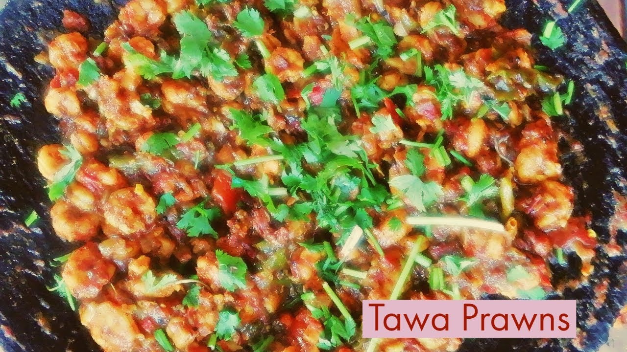 How to cook Tawa Prawns Fry - YouTube