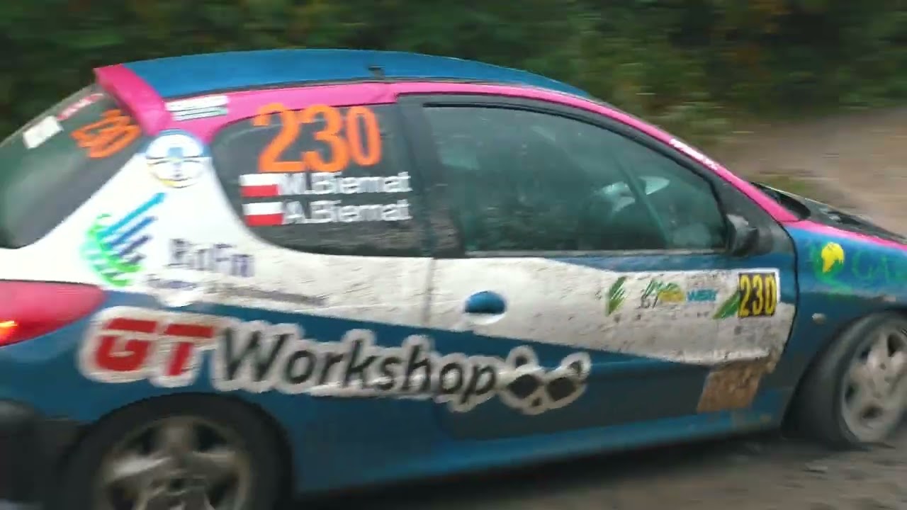 Marcin Biernat Alicja Biernat Peugeot 206 Rajd Wisły 2022 klip Kupchuck ...