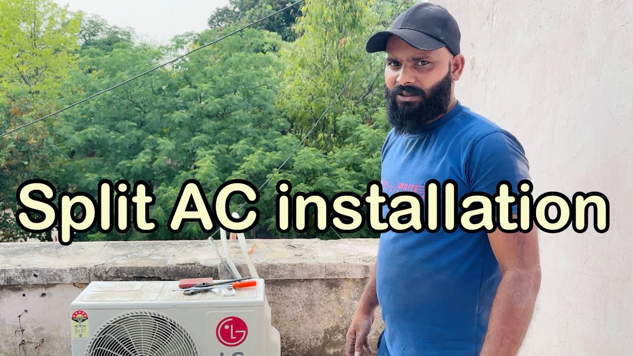 Split Ac Install | Split Ac Installation - YouTube