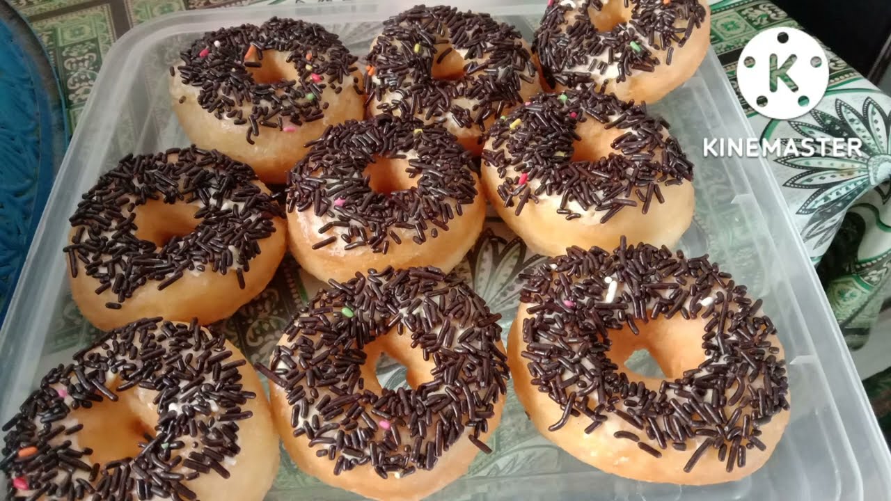 Resep donat empuk banget.anti gagal - YouTube
