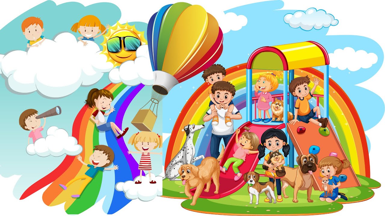 Les couleurs de l'arc-en-ciel 🌈| Chanson pour Enfants | Apprendre les ...