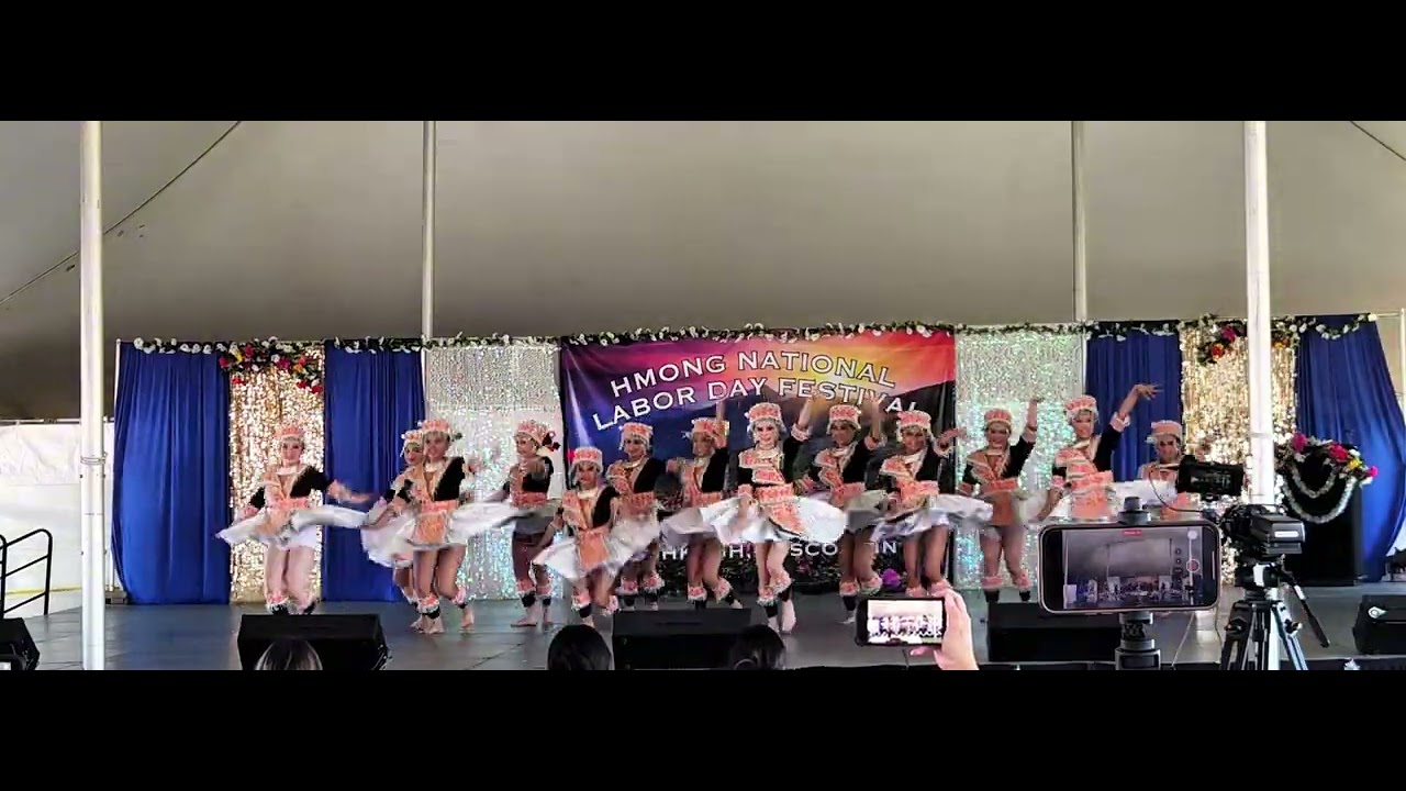 Lotus day1 Hmong Oshkosh Labor Day festival 2024 dance competition ...