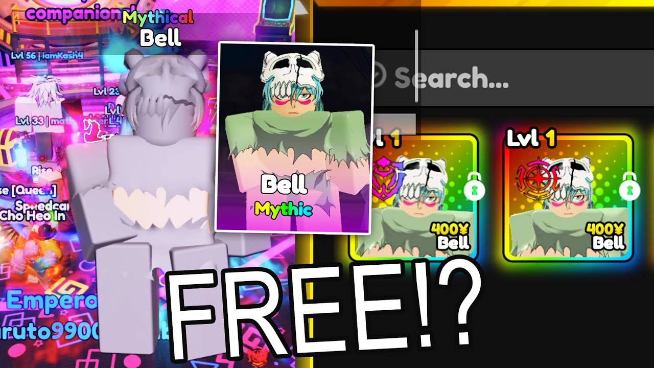 How To GET BELL SHOWCASE In ANIME REBORN BLEACH UPDATE! Roblox - YouTube
