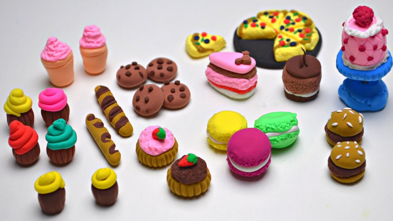 DIY How To Make Miniature Realistic Food Items with polymer clay ...