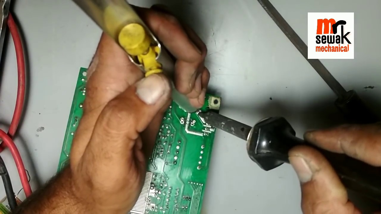 how to repair double layer pcb inverter or other - YouTube