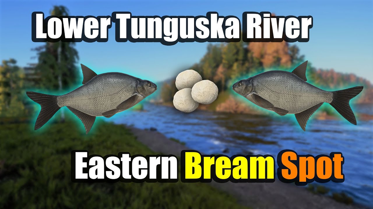 🎣Russian Fishing 4 RF4 - Lower Tunguska River Eastern Bream Spot#335 ...