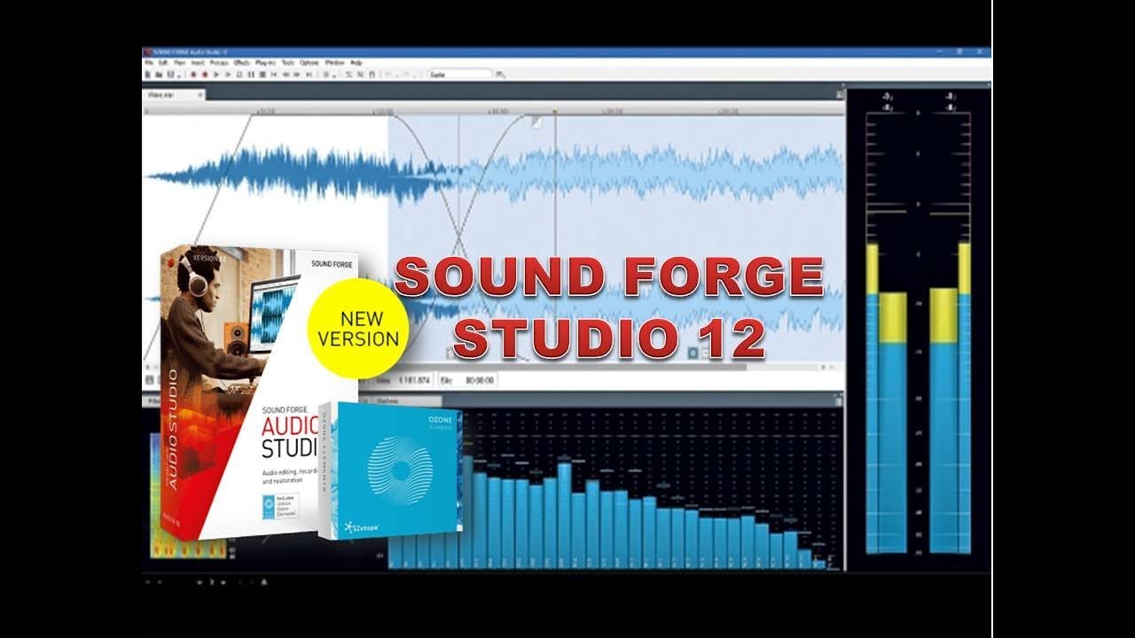 um pouco do sound forge studio 12 - YouTube