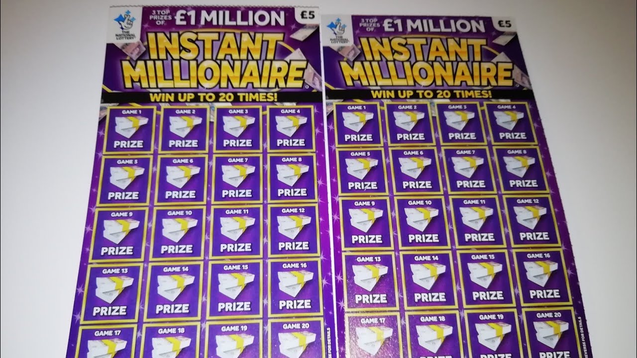 ยฃ5 Instant Millionaire Scratch Cards Lucky Or Not ๐๐๐ Youtube