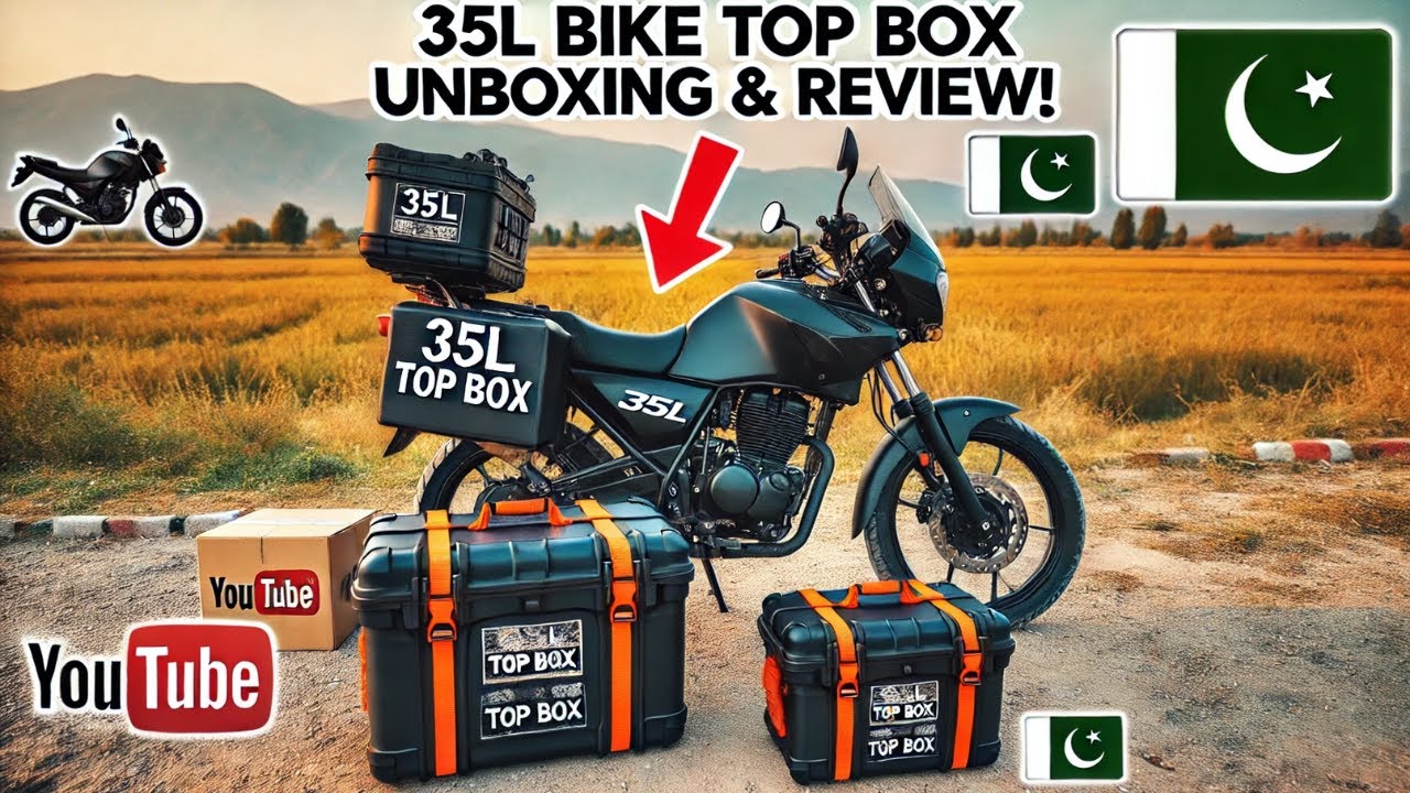 Best 35L Bike Top Box Unboxing | Detailed Review & Installation Guide ...