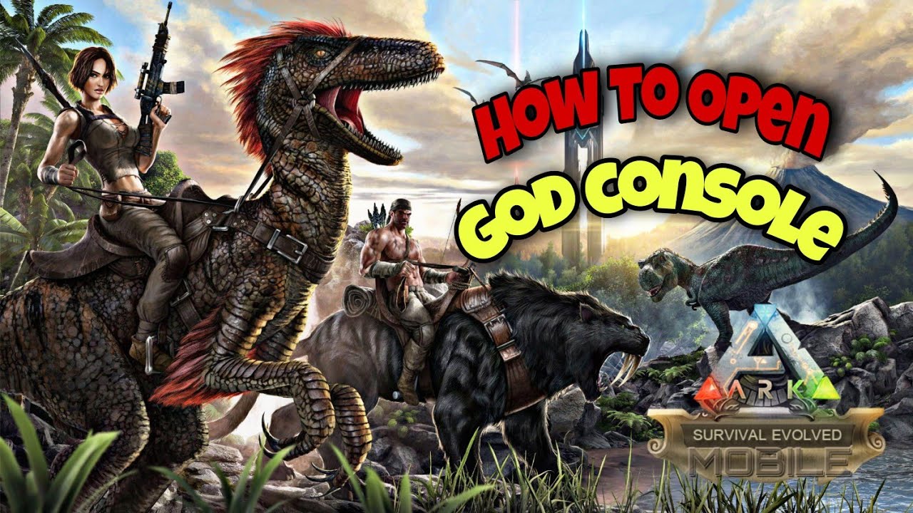 วิธีการเปิดใช้ God Console ใน : Ark Survival Mobile - YouTube