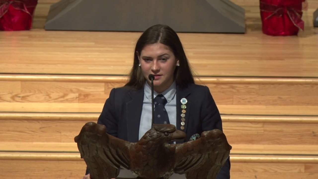 Melanie Forbes - Chapel Speech, December 1, 2016 - YouTube